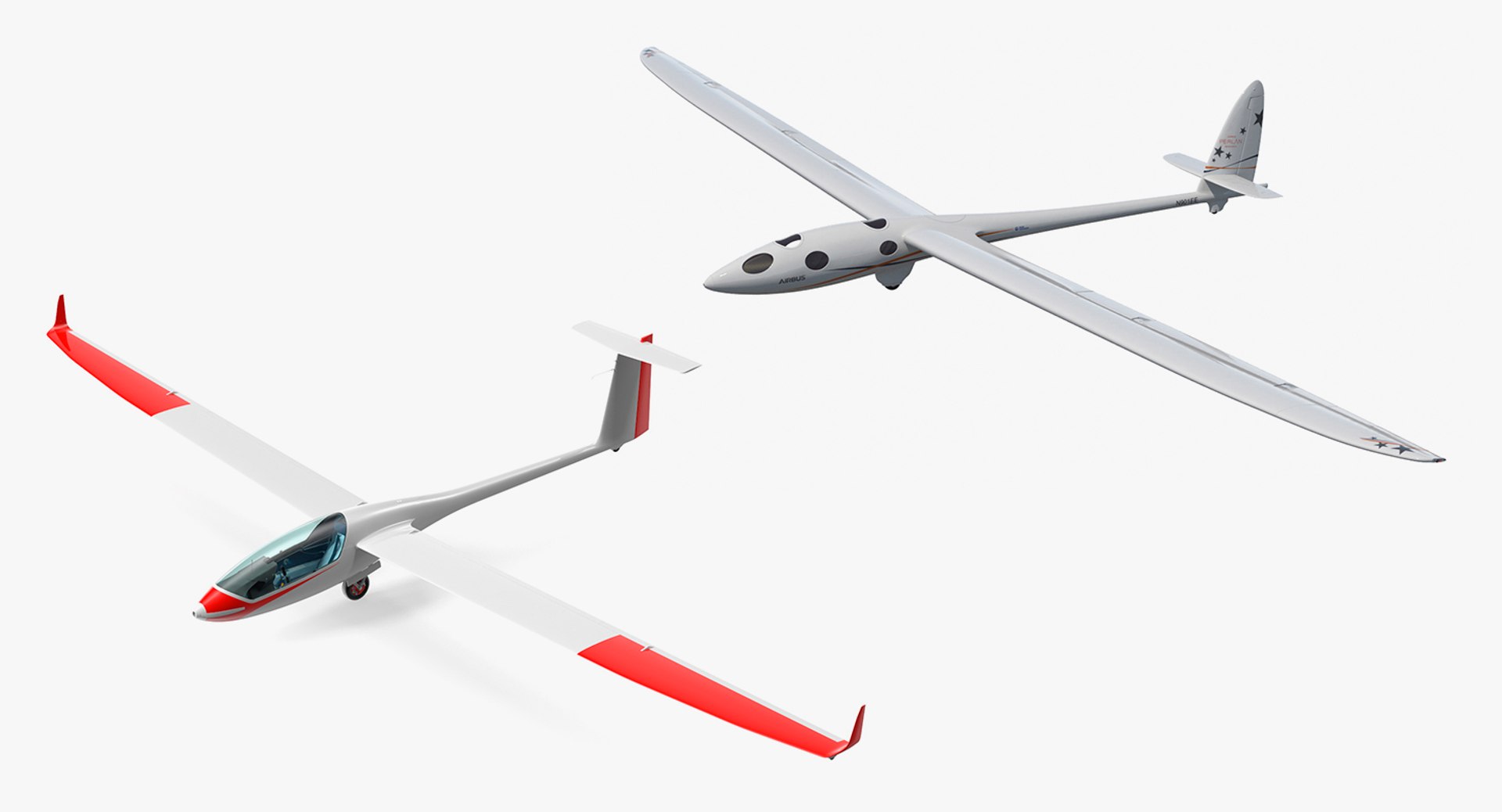 Gliders Collection 3D Model - TurboSquid 1988301