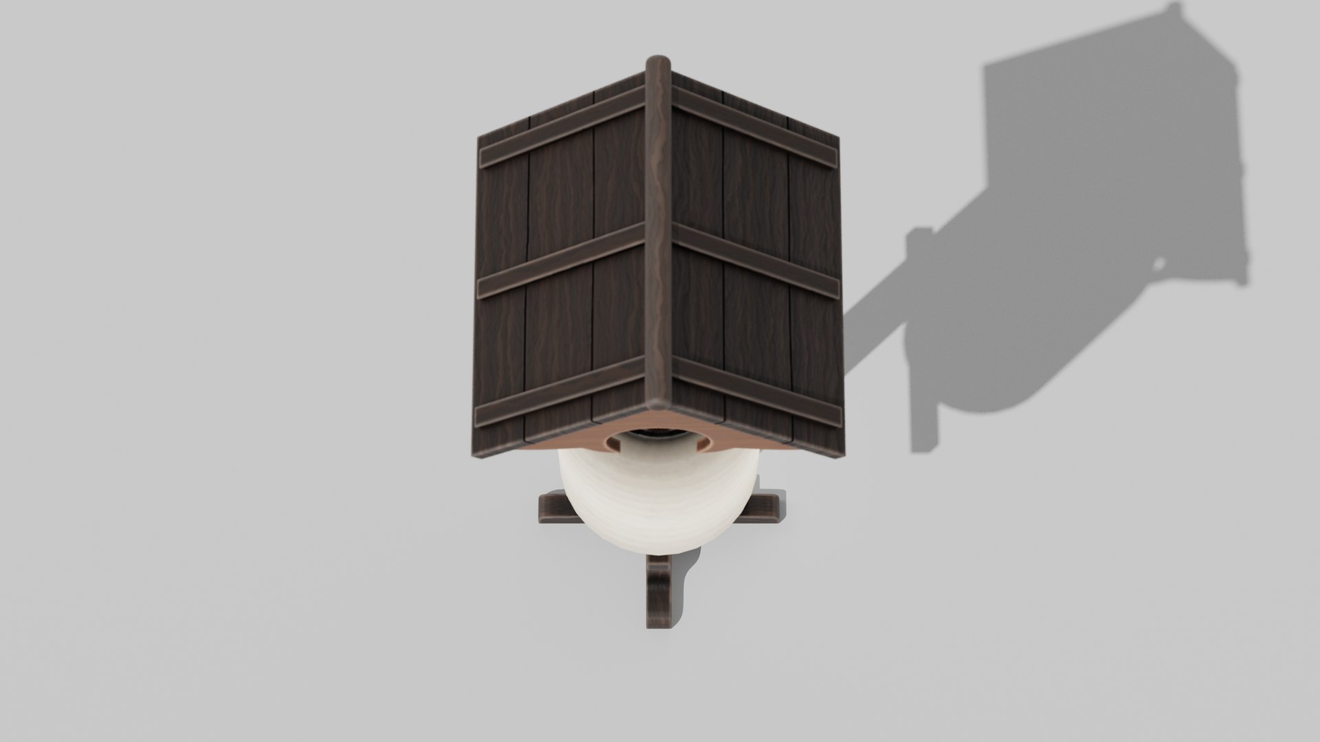 3D Model Japanese Furniture Kit - Outdoor Paper Lamp - TurboSquid 1953789