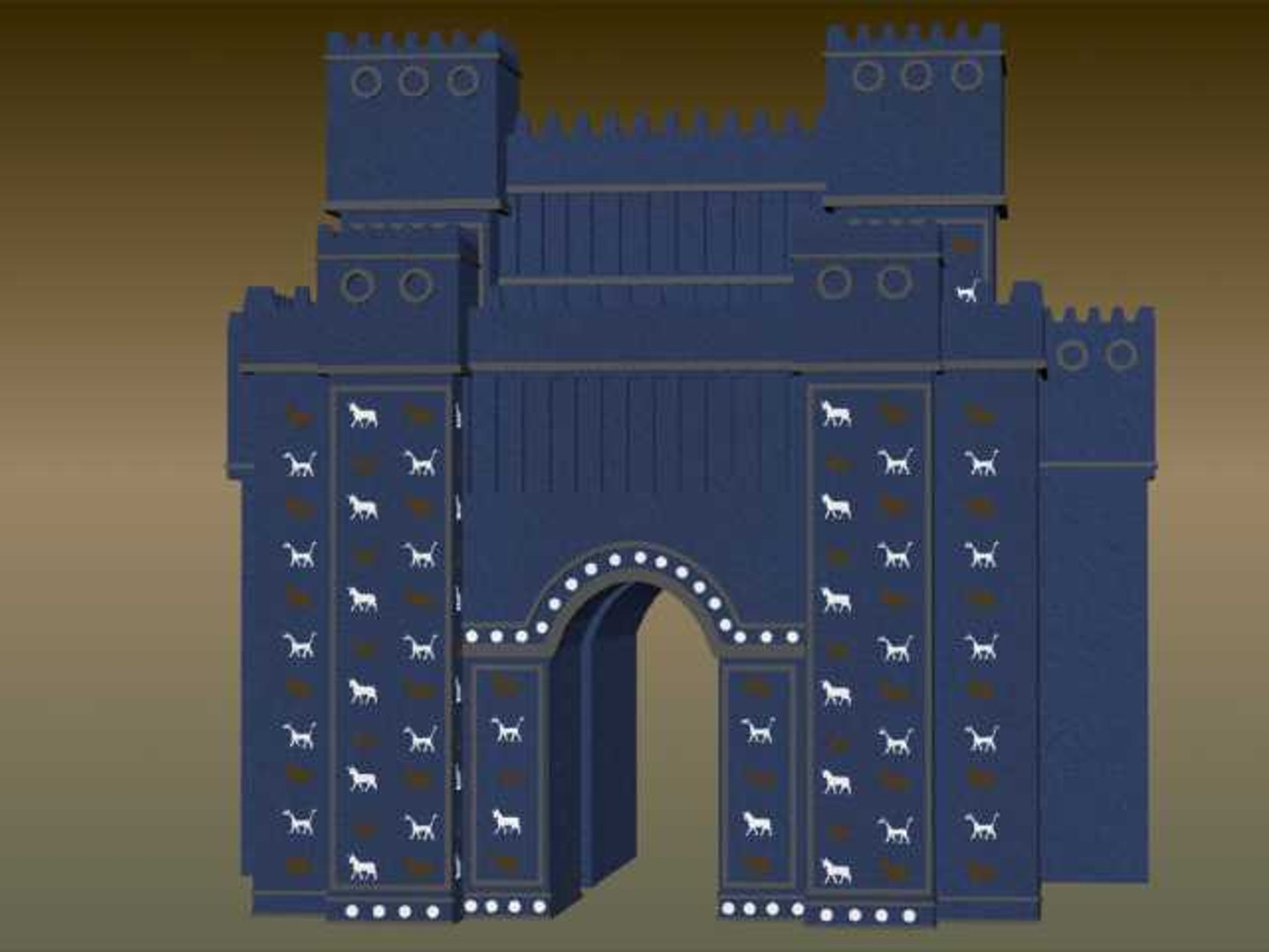 Iraq Babylon Ishtar Gate Ma Free