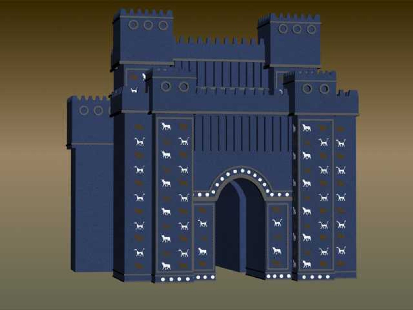 Iraq Babylon Ishtar Gate Ma Free