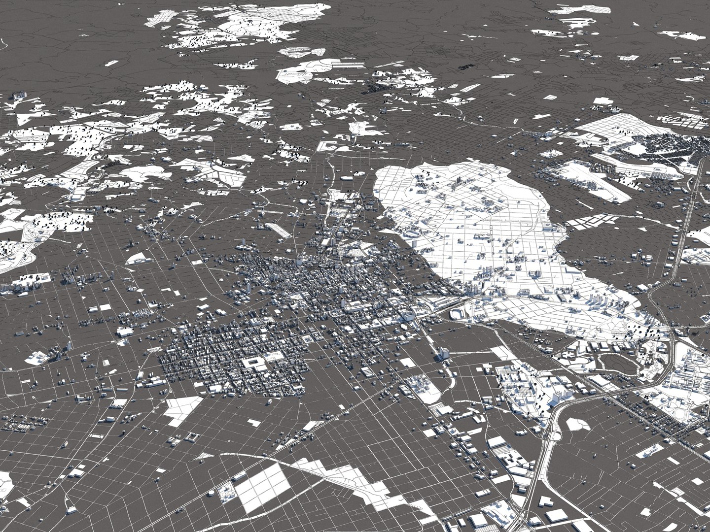 Buildings Houses Maps 3D Model - TurboSquid 1631091