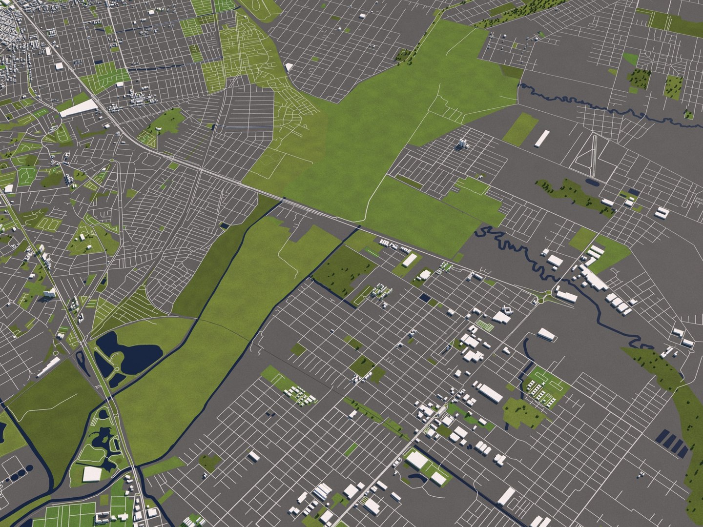 Buildings Houses Maps 3D Model - TurboSquid 1631091