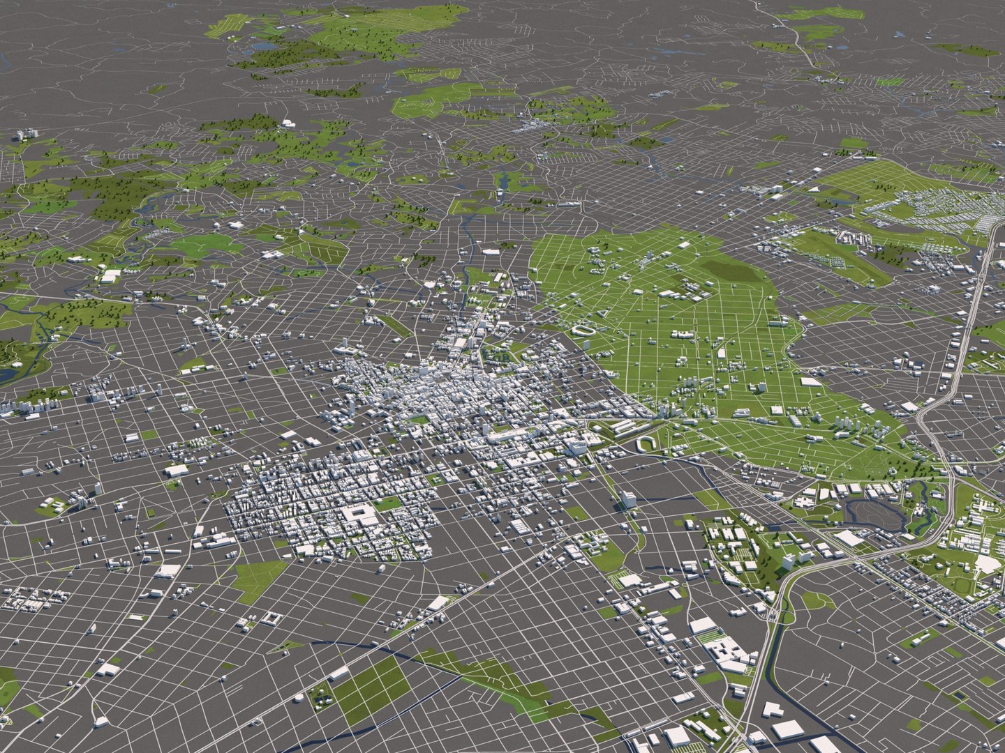 Buildings Houses Maps 3D Model - TurboSquid 1631091