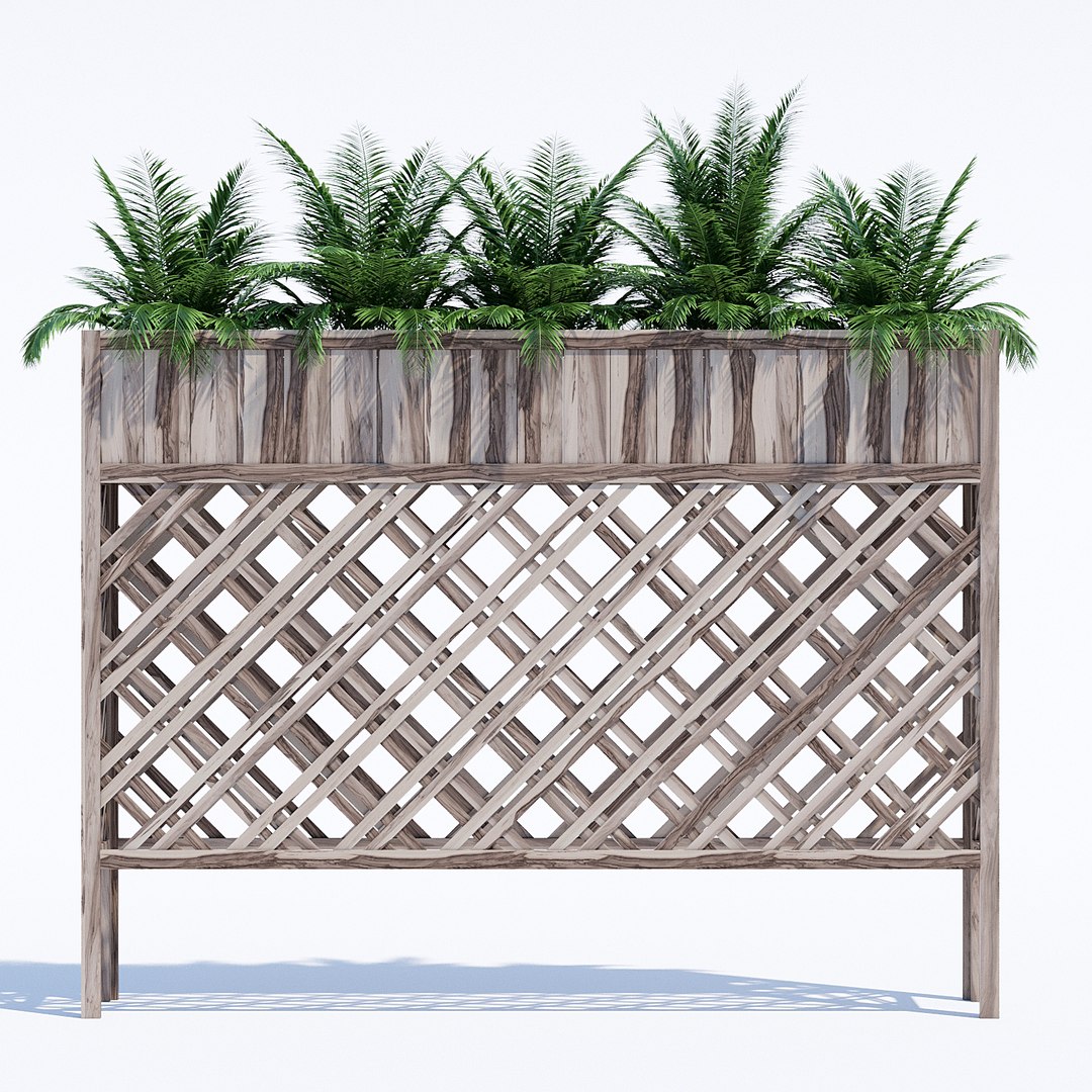 Flower box 3D model - TurboSquid 1435557