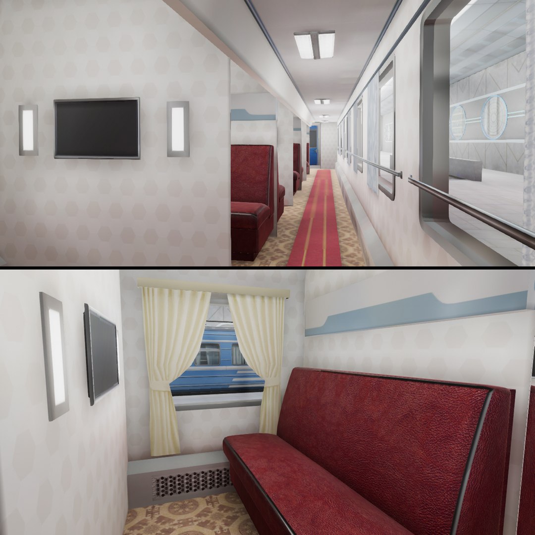 3D Modern Train Station 02 - TurboSquid 1629007