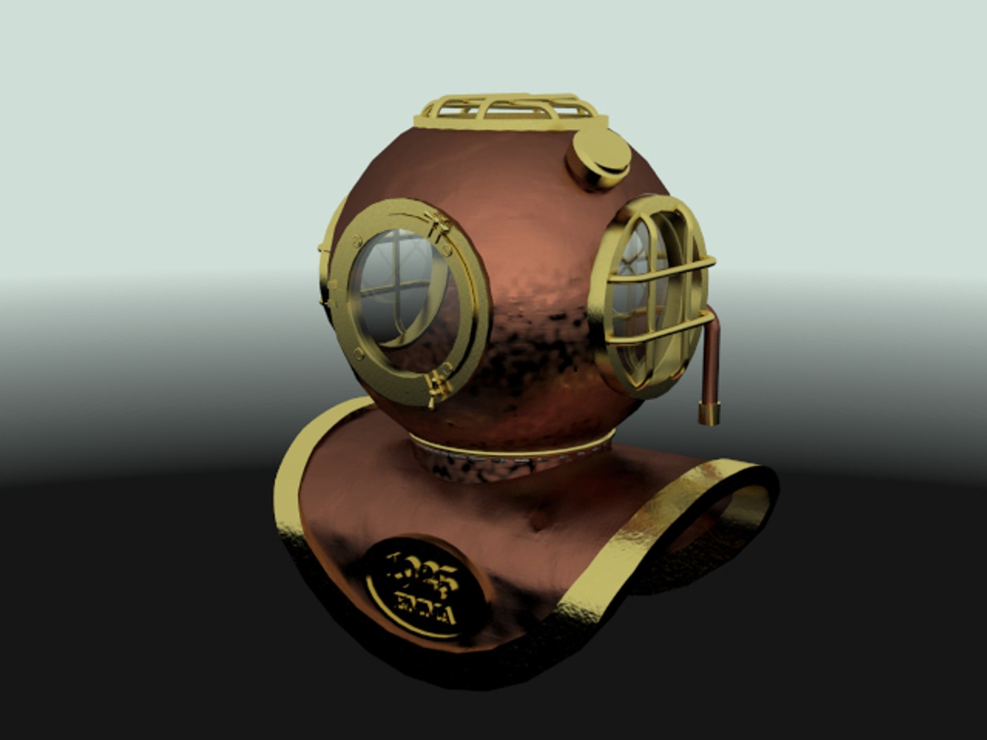 Free Fbx Mode Diving Helmet