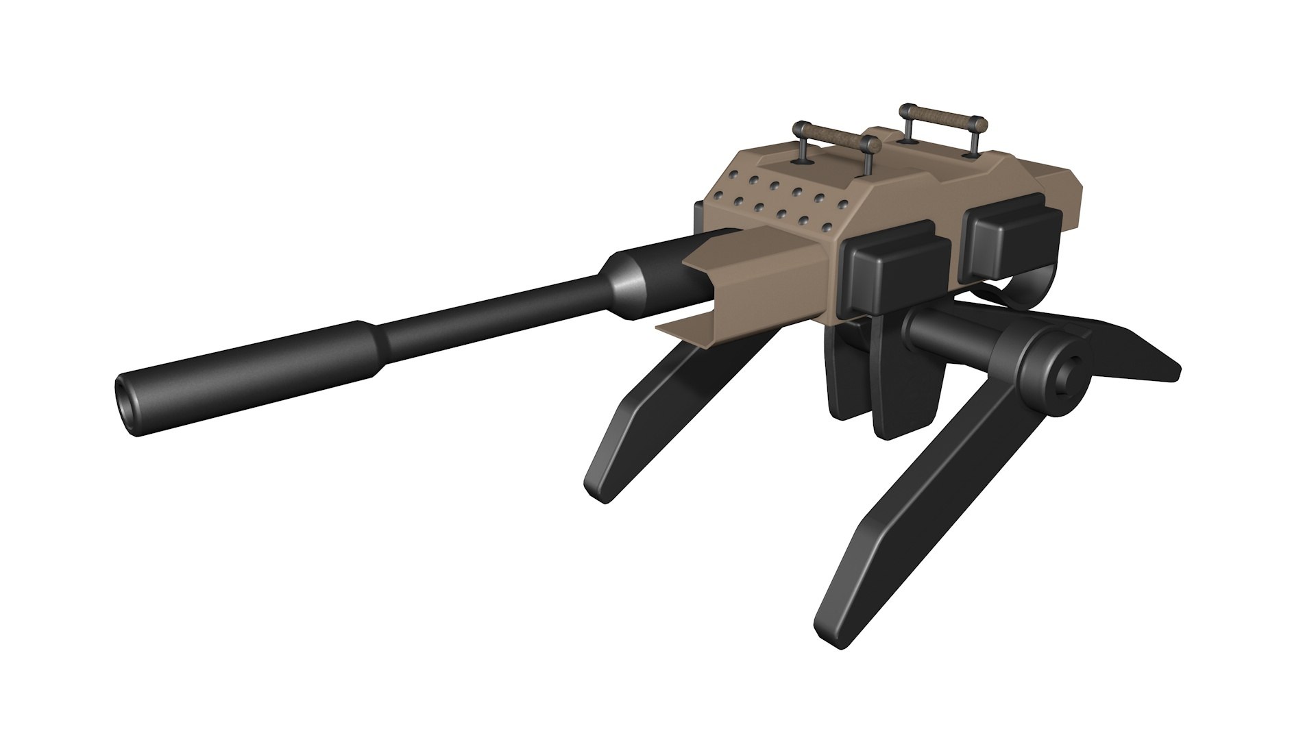 3D 5 Heavy Weapons Turret Pack Model - TurboSquid 1728825