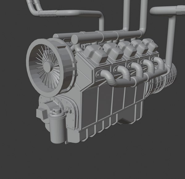 Free 3D diesel engine y10 - TurboSquid 1578160