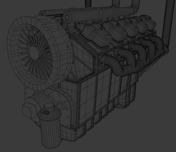 Free 3D diesel engine y10 - TurboSquid 1578160