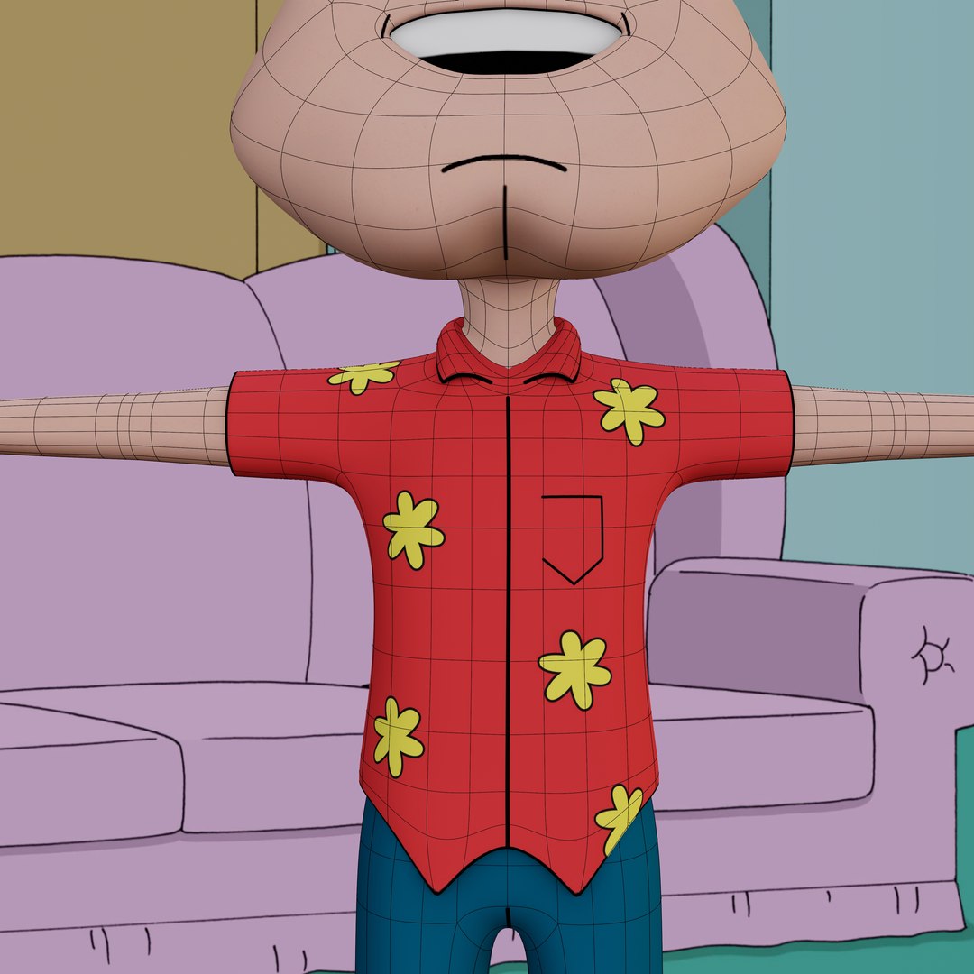 Glenn Quagmire From Family Guy - Rigged 3D Model - TurboSquid 1804348