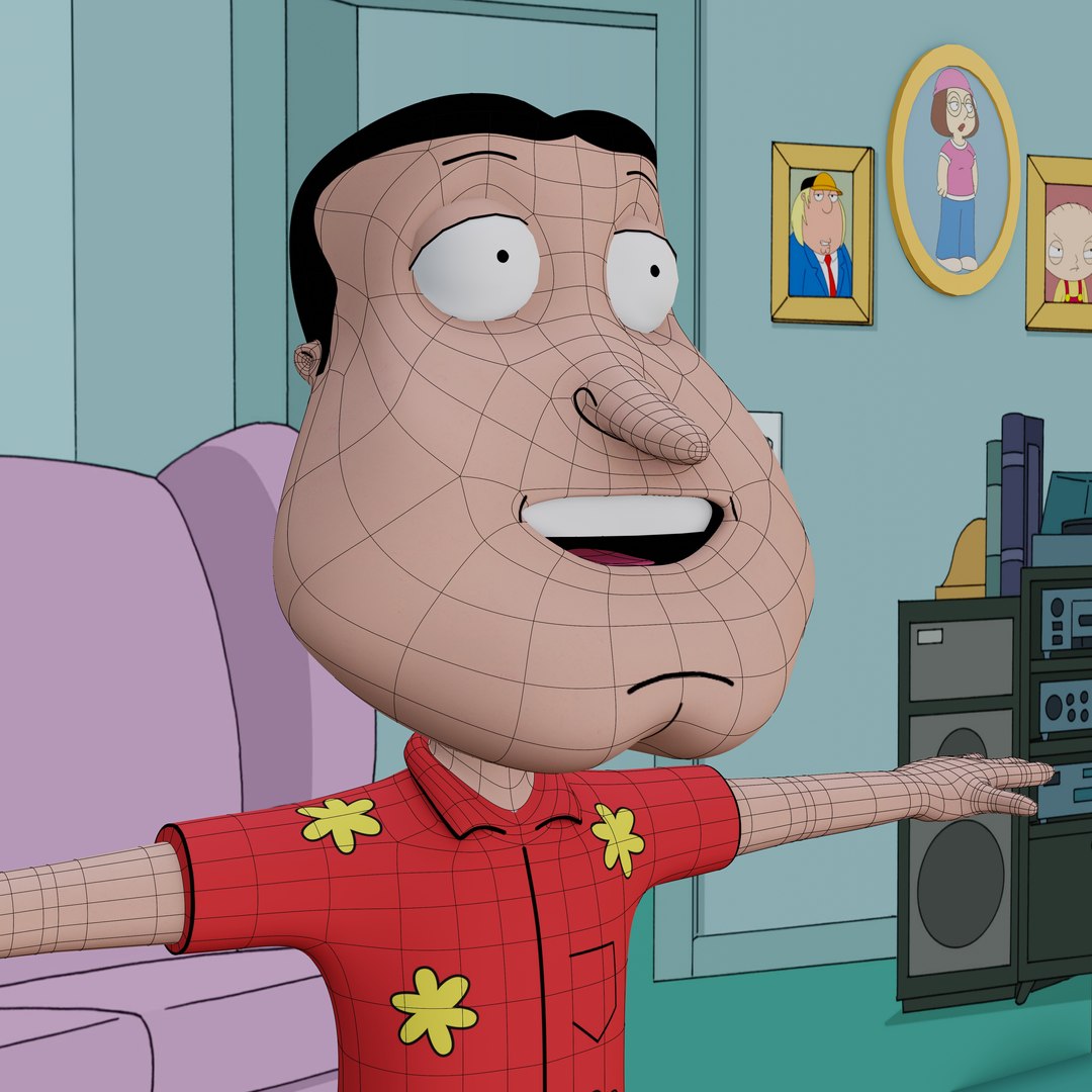 Glenn Quagmire From Family Guy - Rigged 3D Model - TurboSquid 1804348