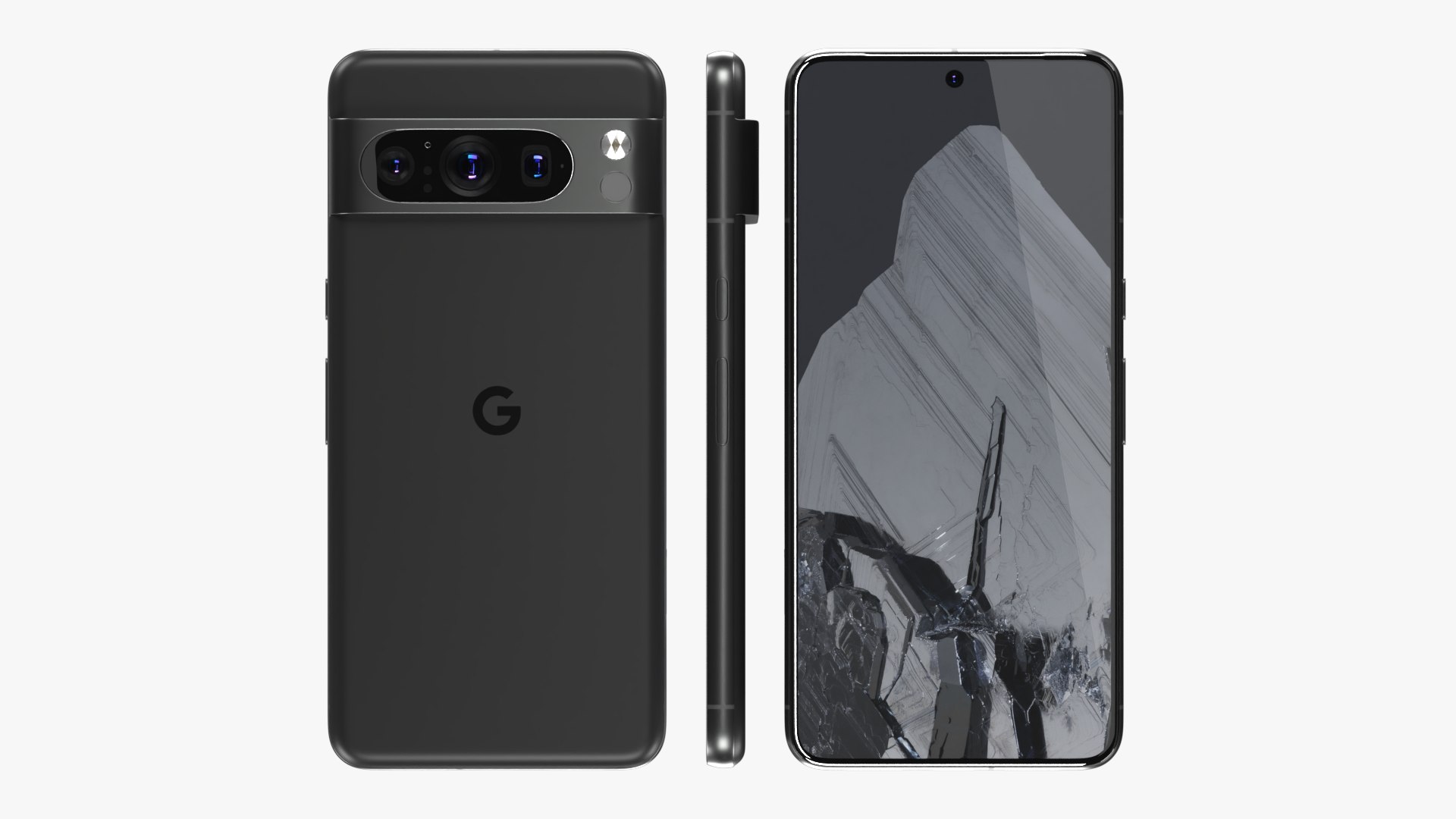 Google Pixel 8 Pro Obsidian 3D - TurboSquid 2139356