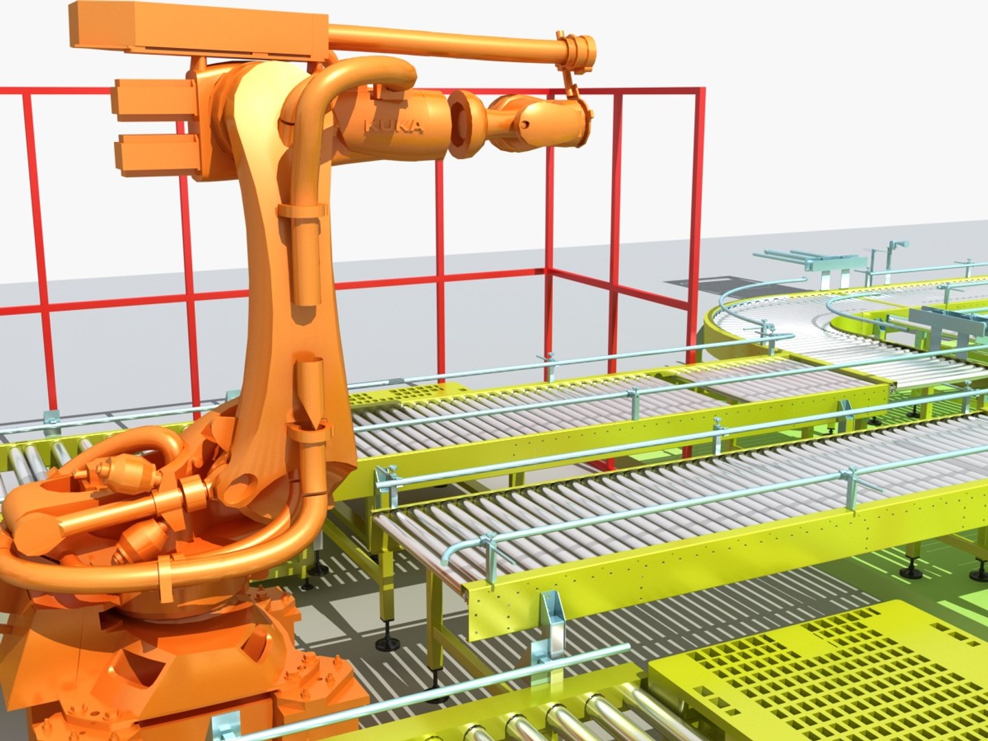 3D Model Industrial Equipment 13 - Fully Automatic Stacking And Winding ...