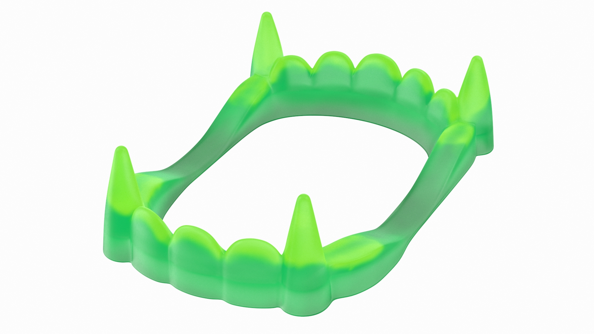 Vampire Teeth Green Rigged for Modo 3D model - TurboSquid 1796398