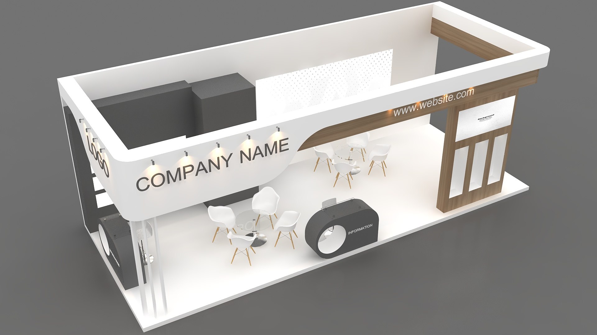 3D 3D Model Booth - TurboSquid 2341994