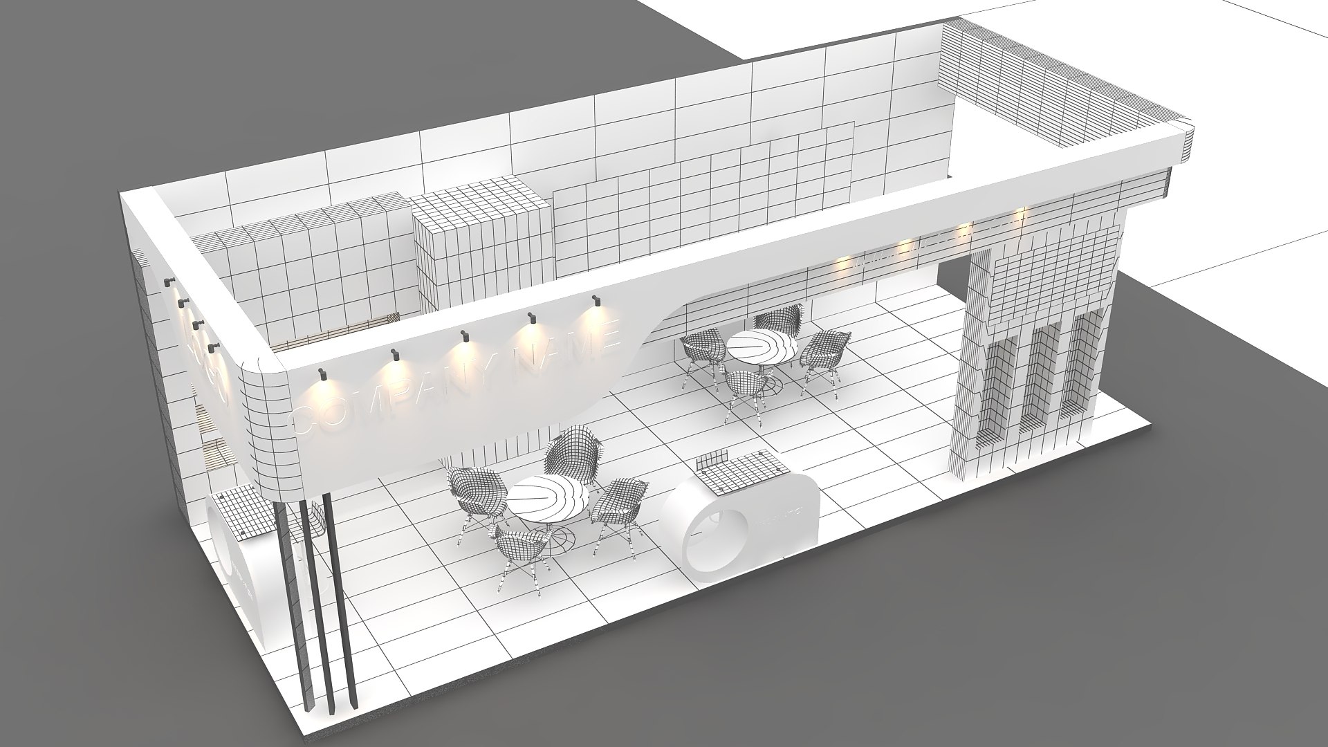 3D 3D Model Booth - TurboSquid 2341994