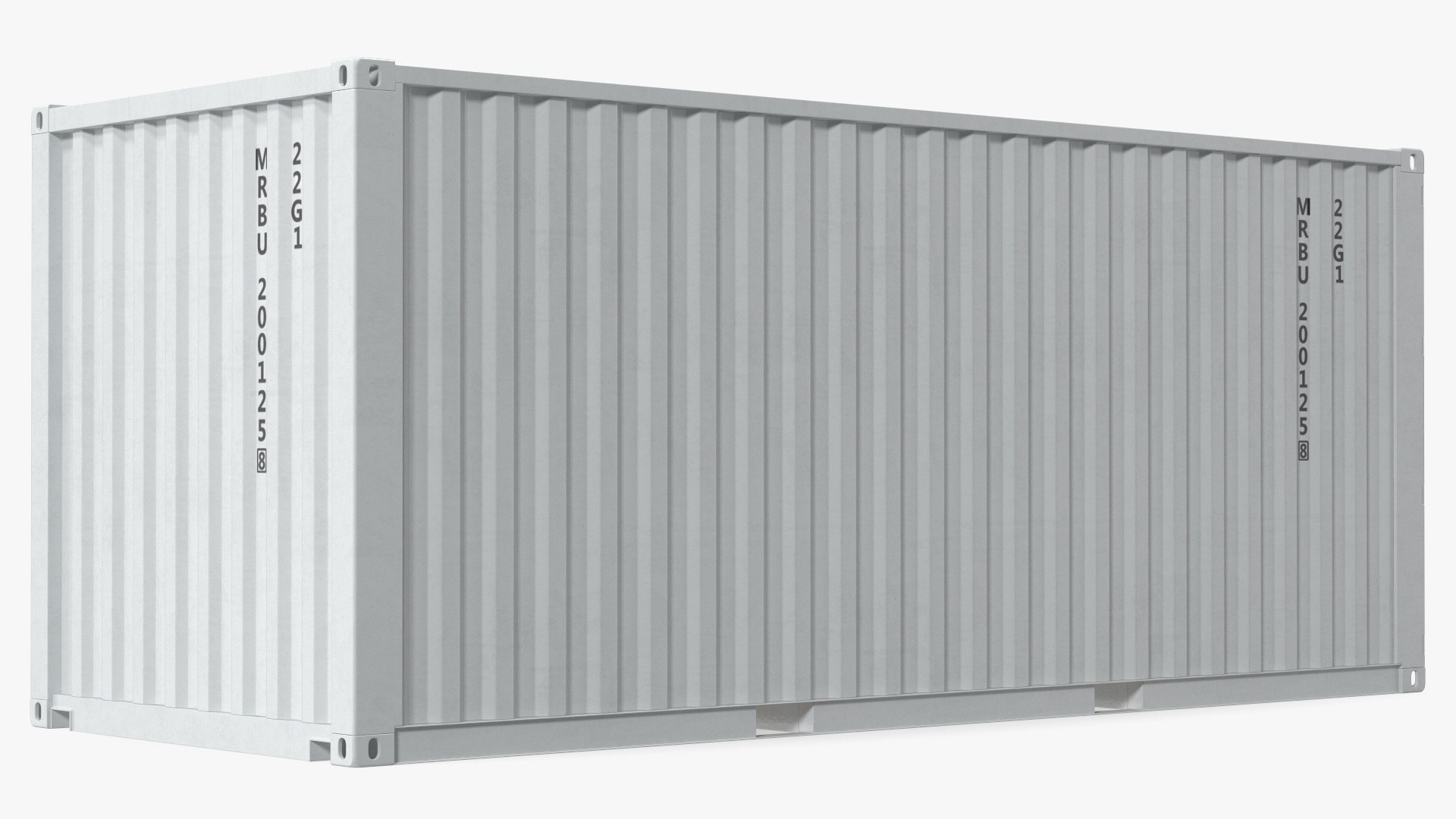 Shipping Cargo Container 20 Ft 3D Model - TurboSquid 2206548