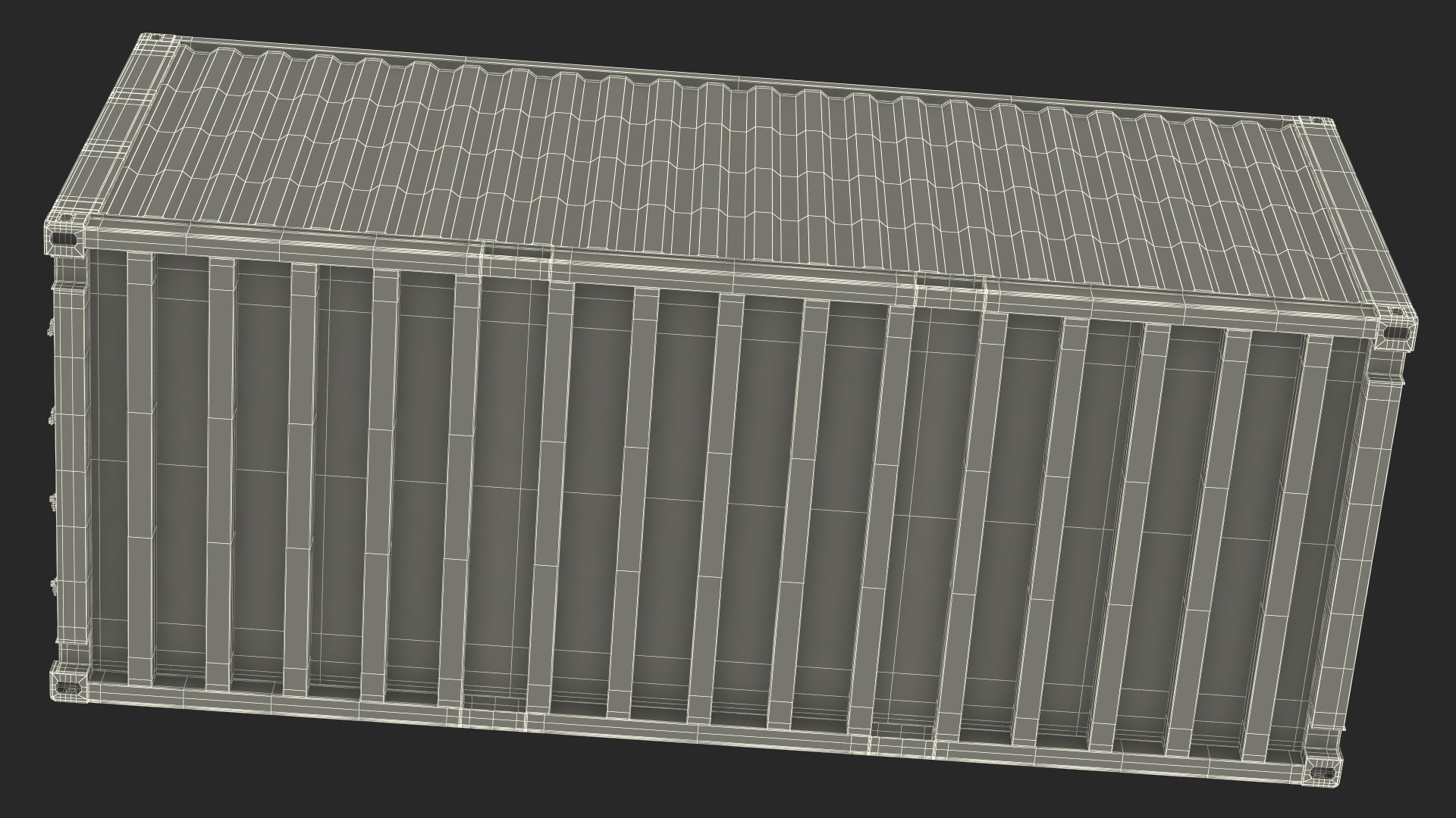 Shipping Cargo Container 20 Ft 3D Model - TurboSquid 2206548