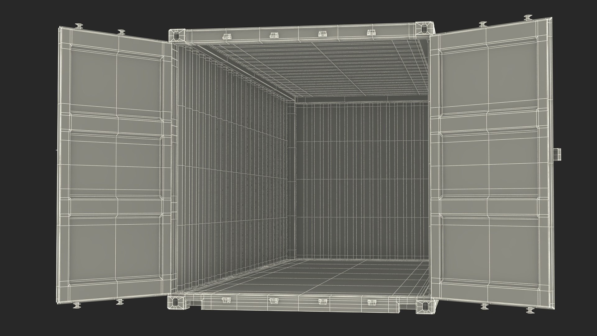 Shipping Cargo Container 20 Ft 3D Model - TurboSquid 2206548