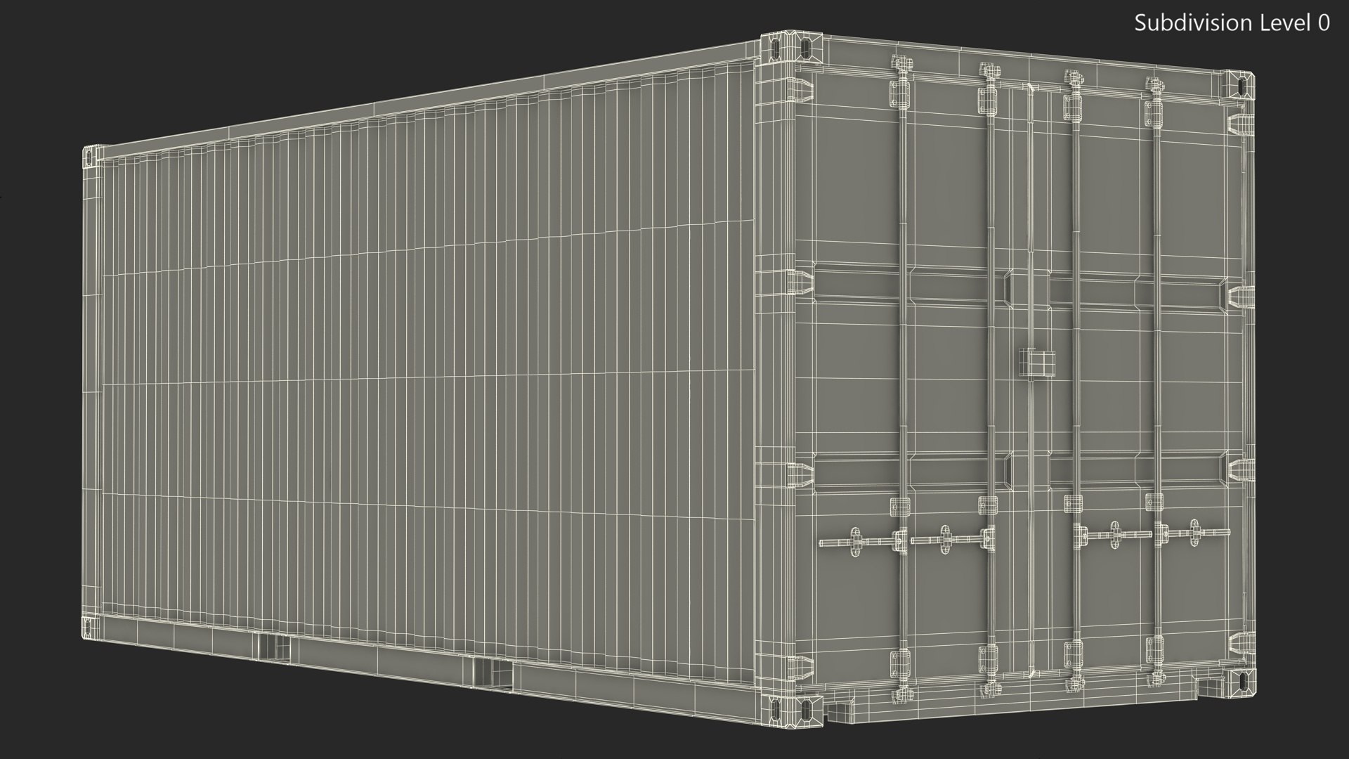 Shipping Cargo Container 20 Ft 3D Model - TurboSquid 2206548