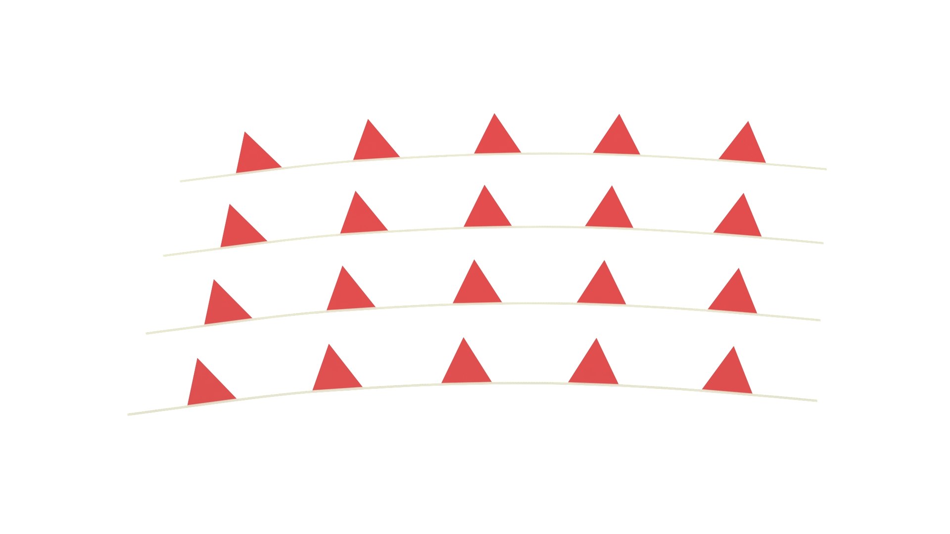3D Athletics Flags On A Rope - TurboSquid 2363388