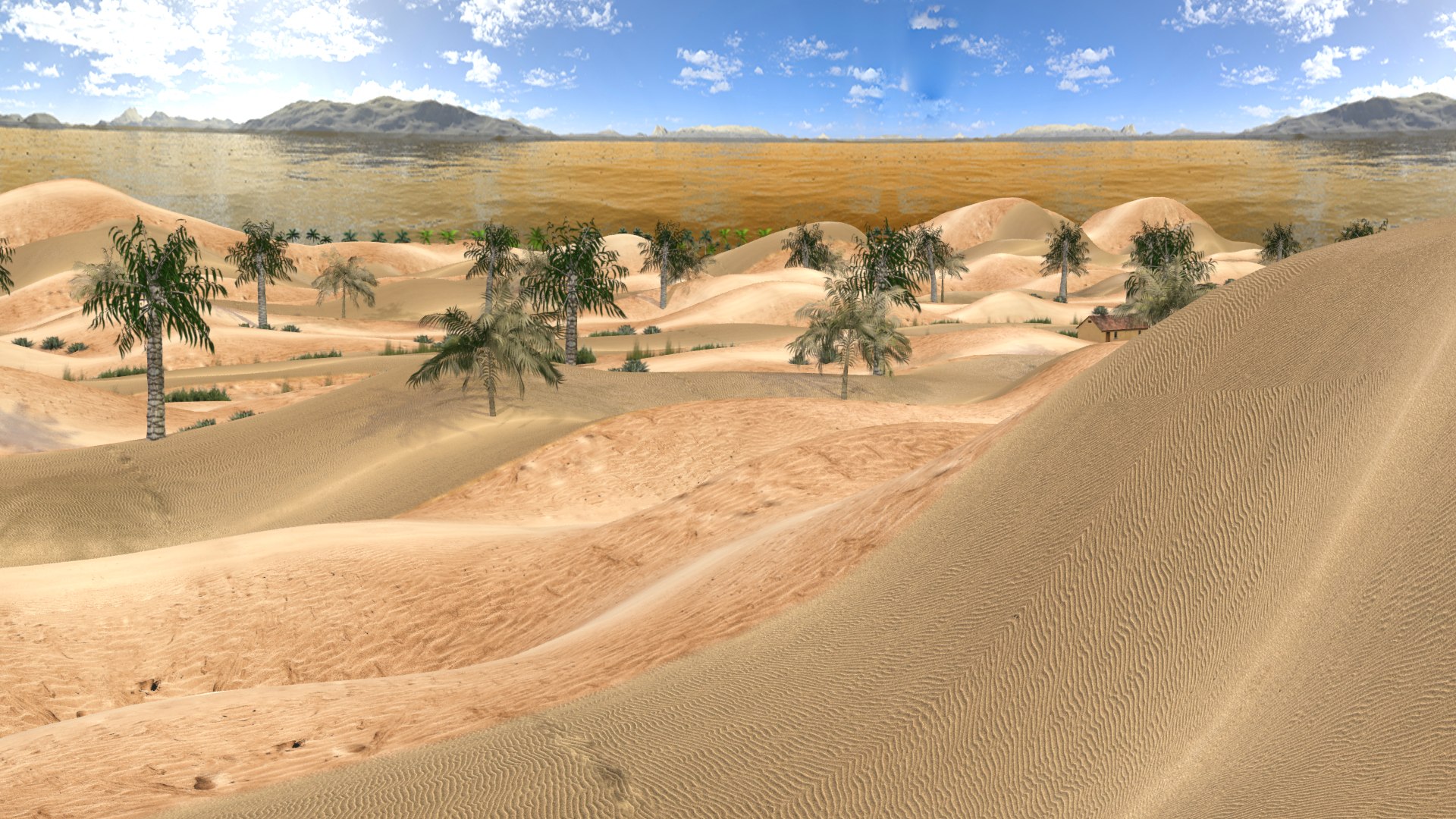 3D desert landscape model - TurboSquid 1570302