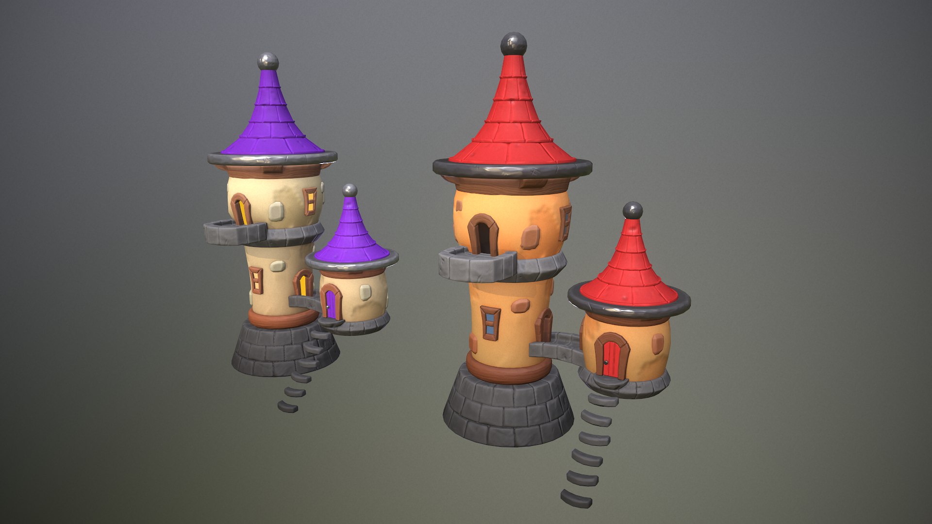 Stylized Magic Tower 3D Model - TurboSquid 1939036
