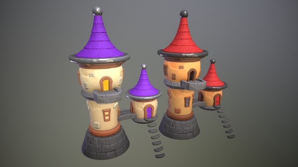 Stylized magic tower 3D 모델 - TurboSquid 1939036