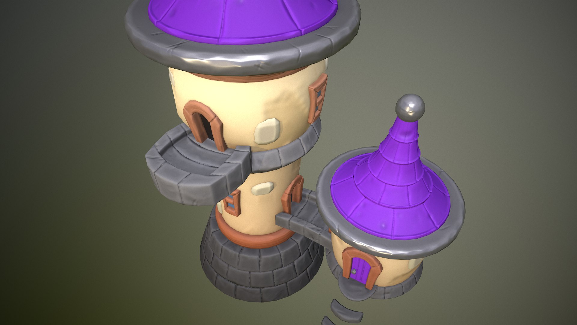 Stylized Magic Tower 3D Model - TurboSquid 1939036