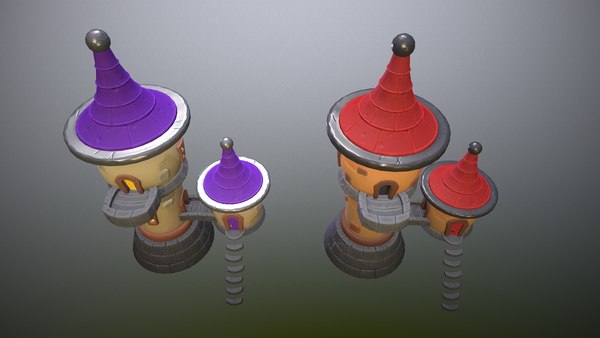 Stylized magic tower 3D model - TurboSquid 1939036