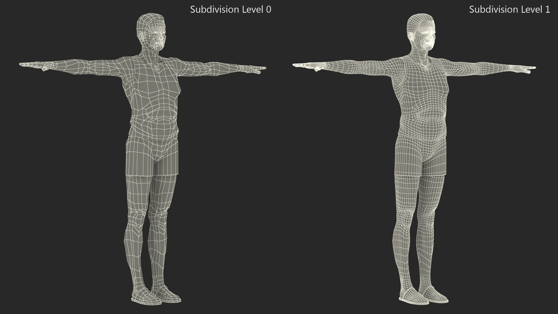 3D Asian Old Aged Man Underwear T-Pose Model - TurboSquid 2121450