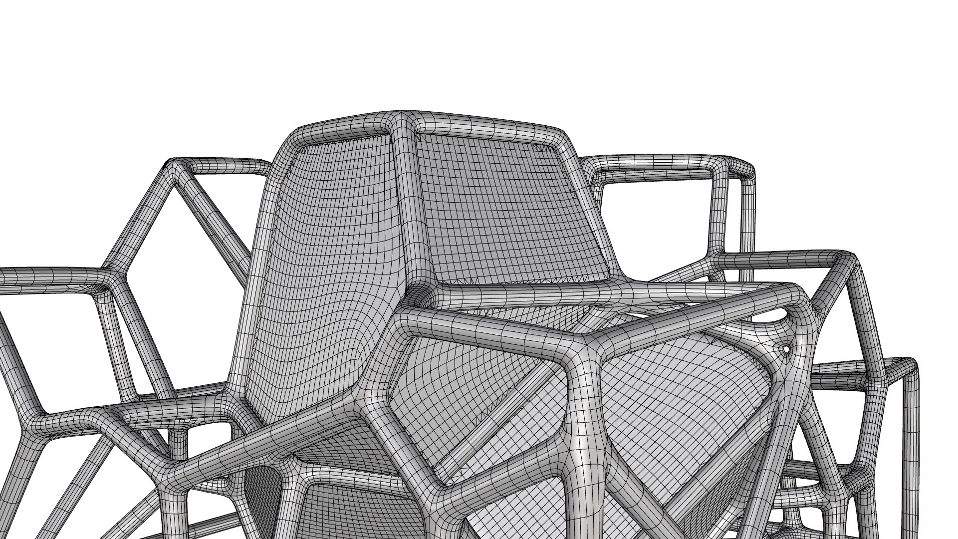 Voronoi Metal Frame Sculptures Set 3D - TurboSquid 2426370