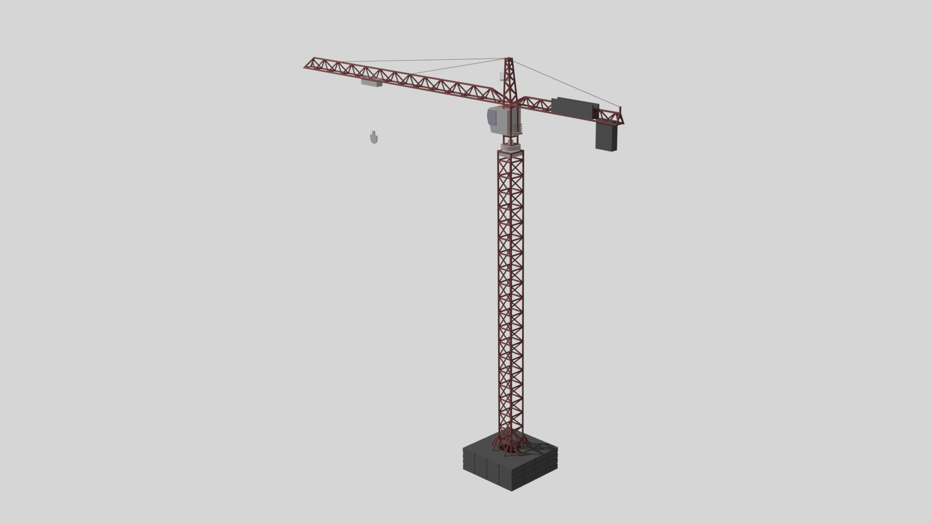 3D Simple Tower Crane - TurboSquid 1701812