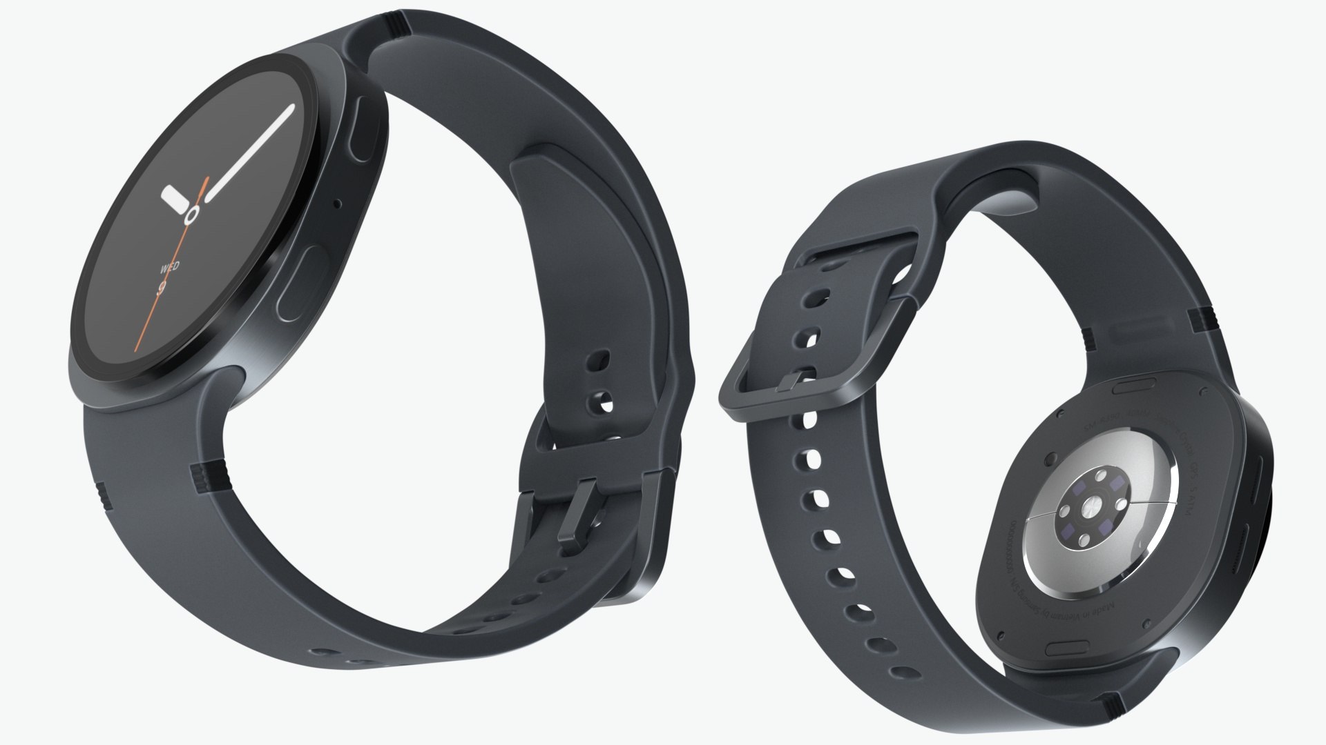 Samsung Galaxy Watch 8 Graphite 3D Model - TurboSquid 2431328