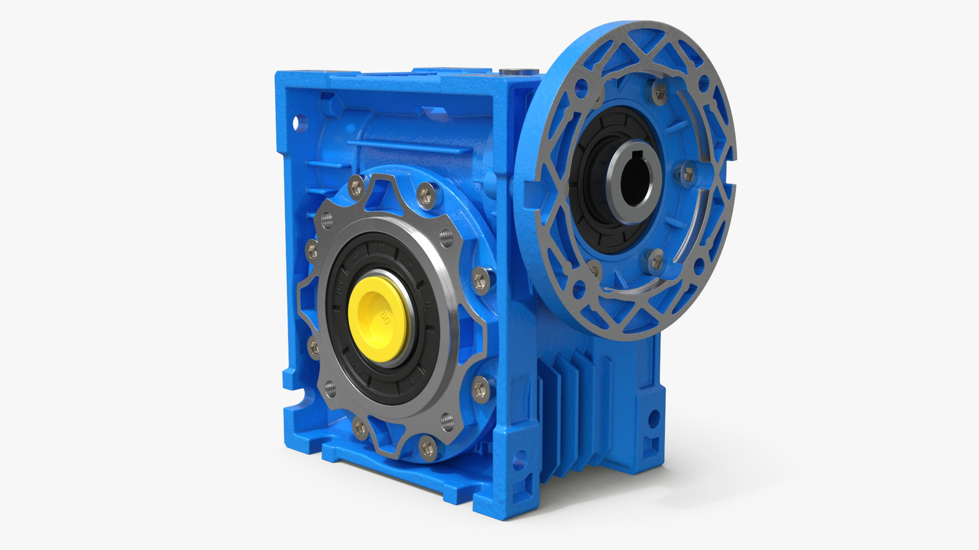 3D Industrial Worm Gearbox NMRV 040 Blue - TurboSquid 2519279