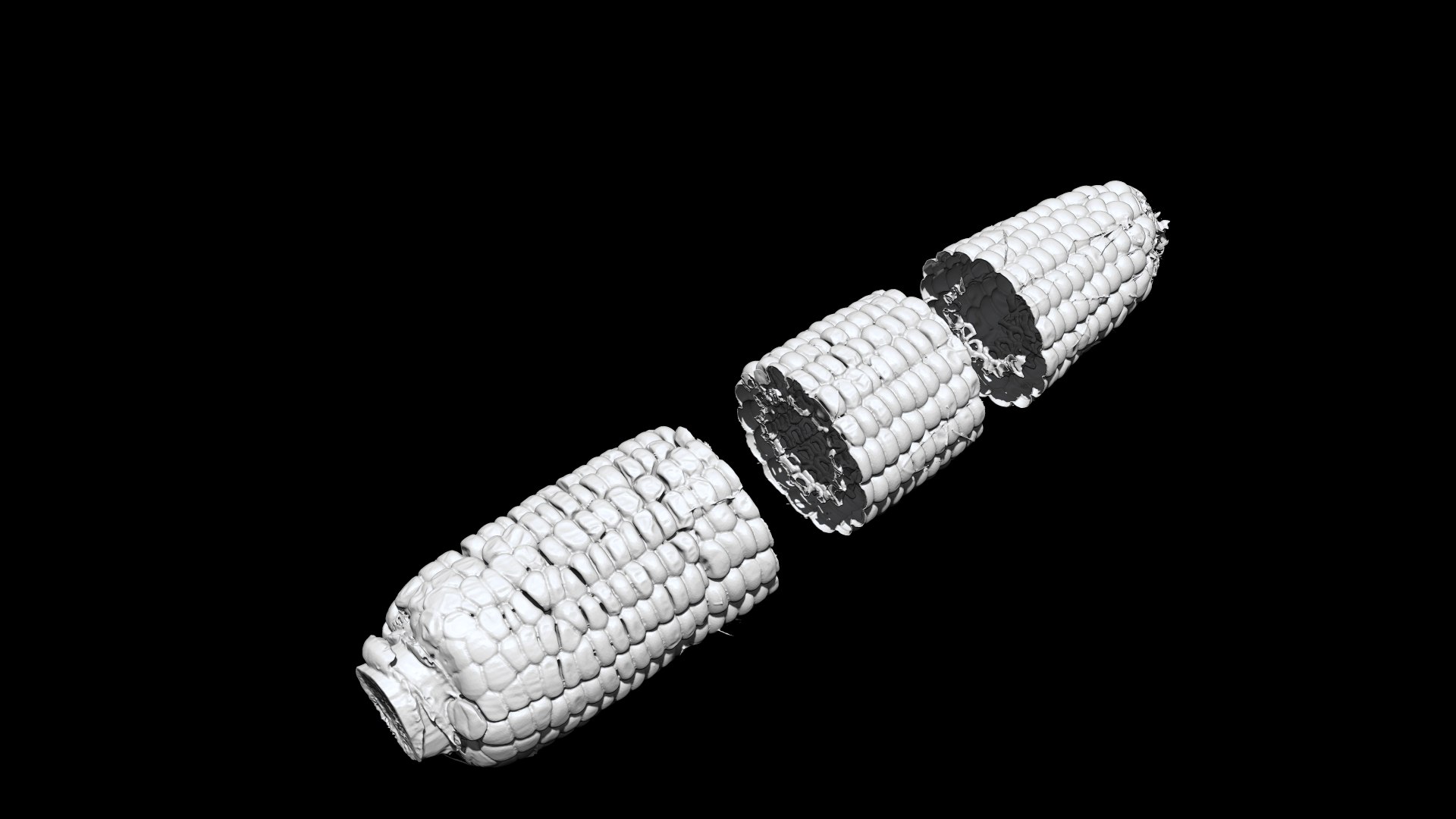 Corn 3D CT Scan Model Cut2 Decimate 50 Percent 3D Model - TurboSquid ...