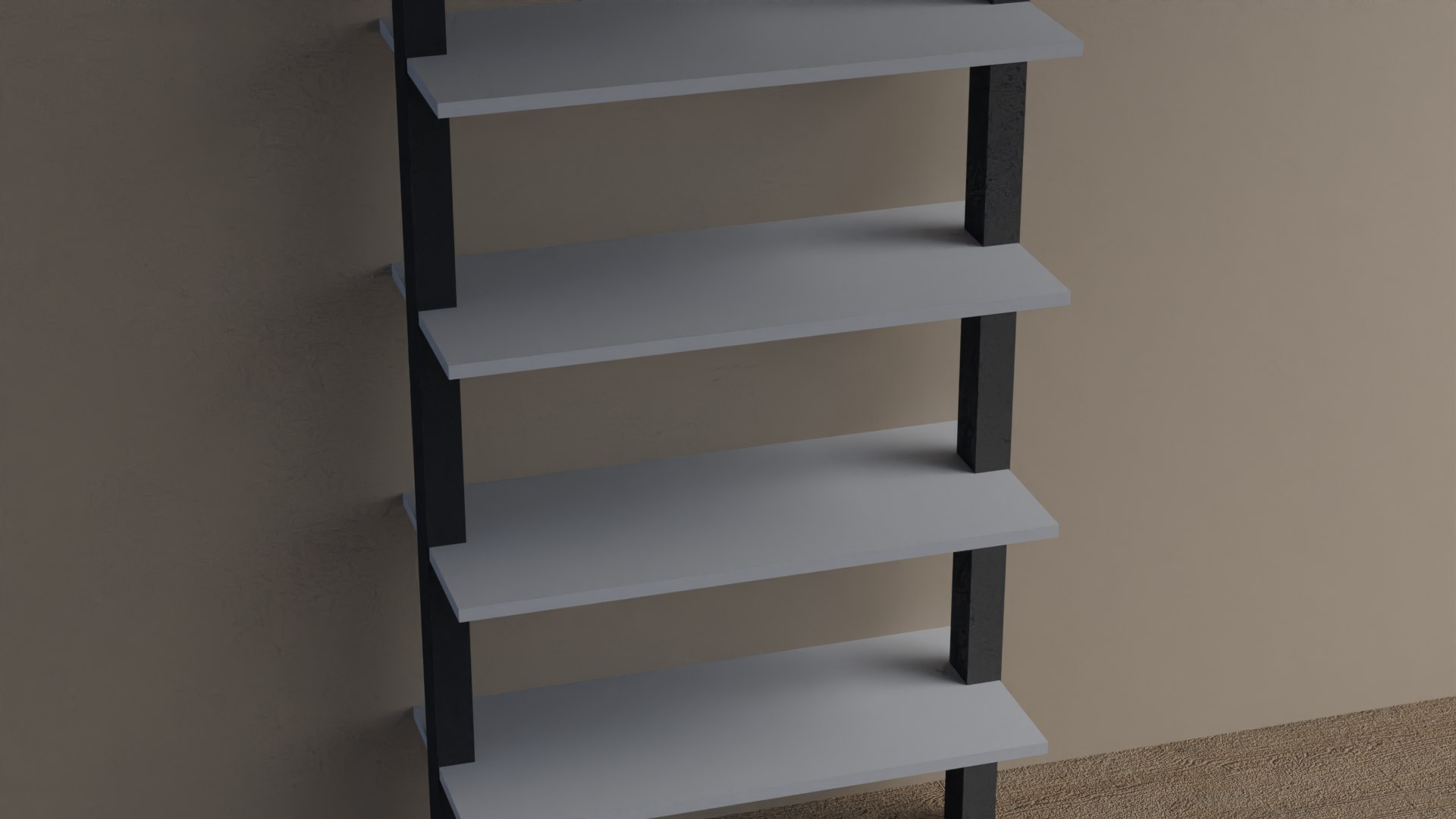 3D Empty modular shelves model - TurboSquid 2139405