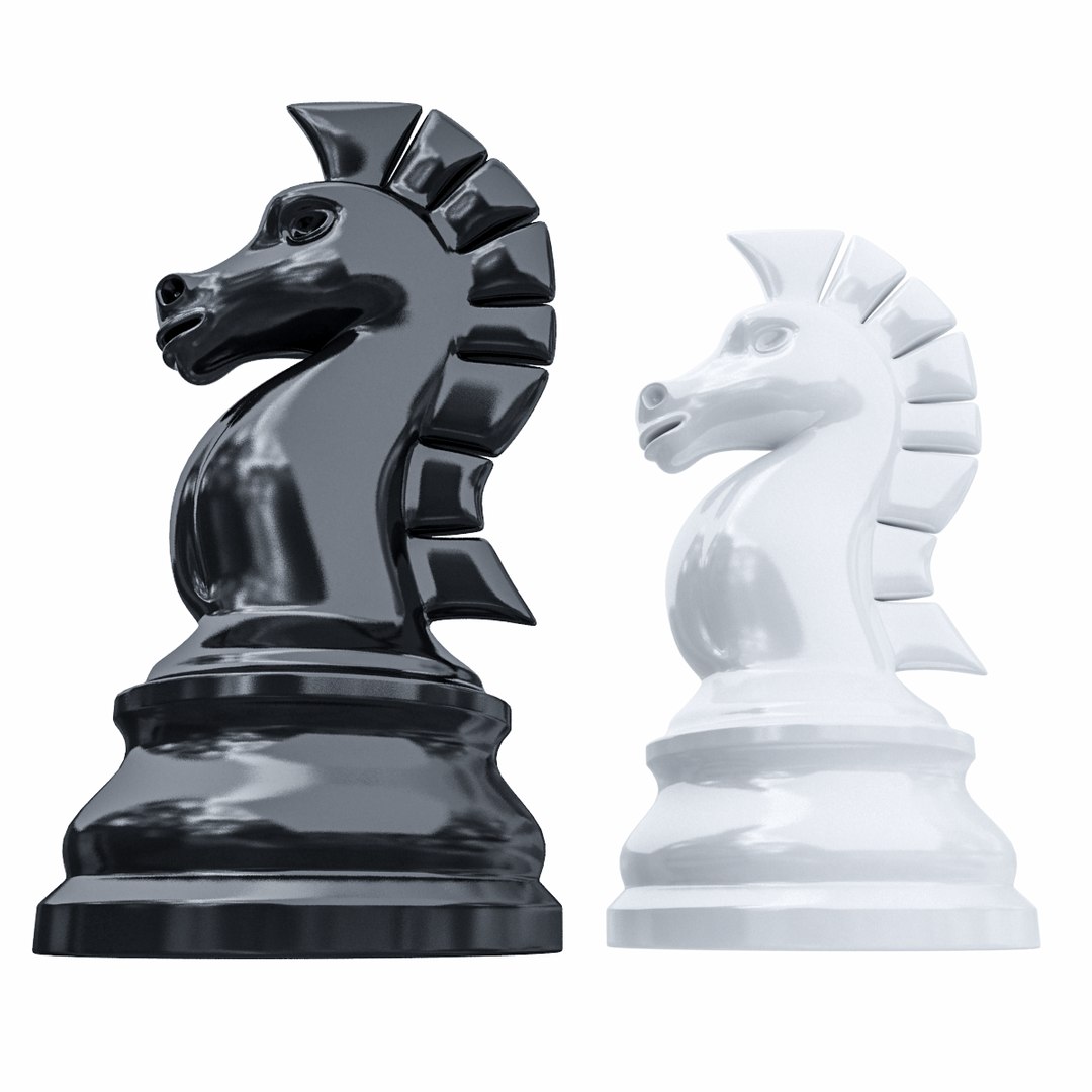 3d Chess Knight Model