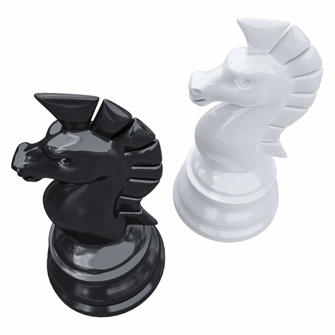 3d Chess Knight Model