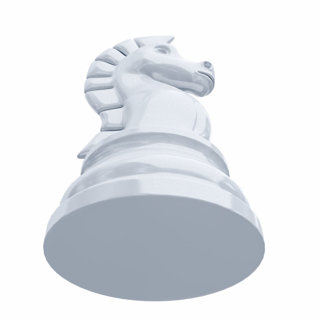 3d Chess Knight Model