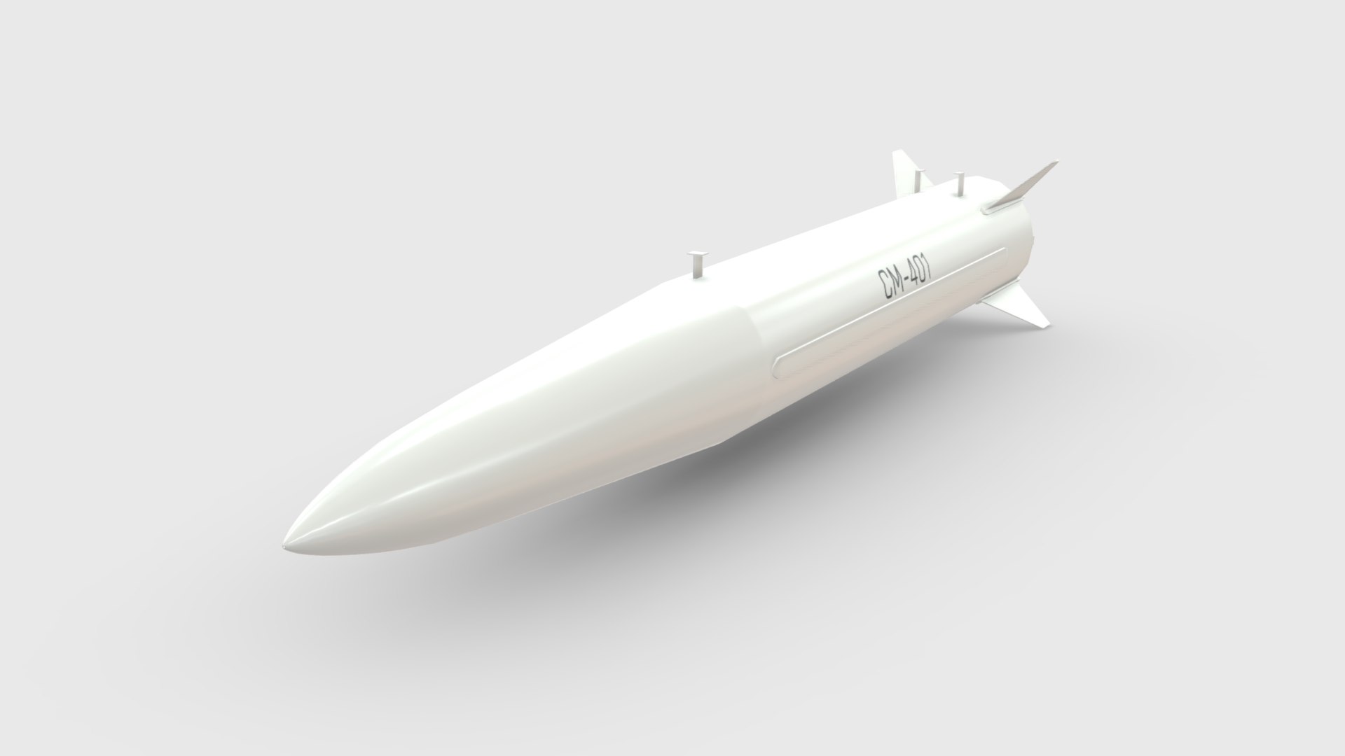 CM-401 Chinese Anti-Ship Ballistic Missile Low-Poly Model - TurboSquid ...