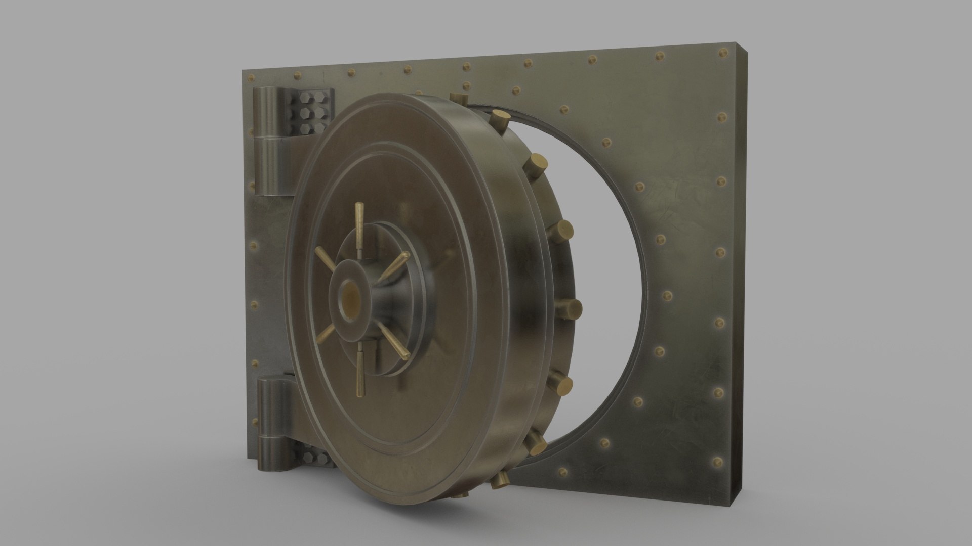 Vault Door 3D Model - TurboSquid 2179786
