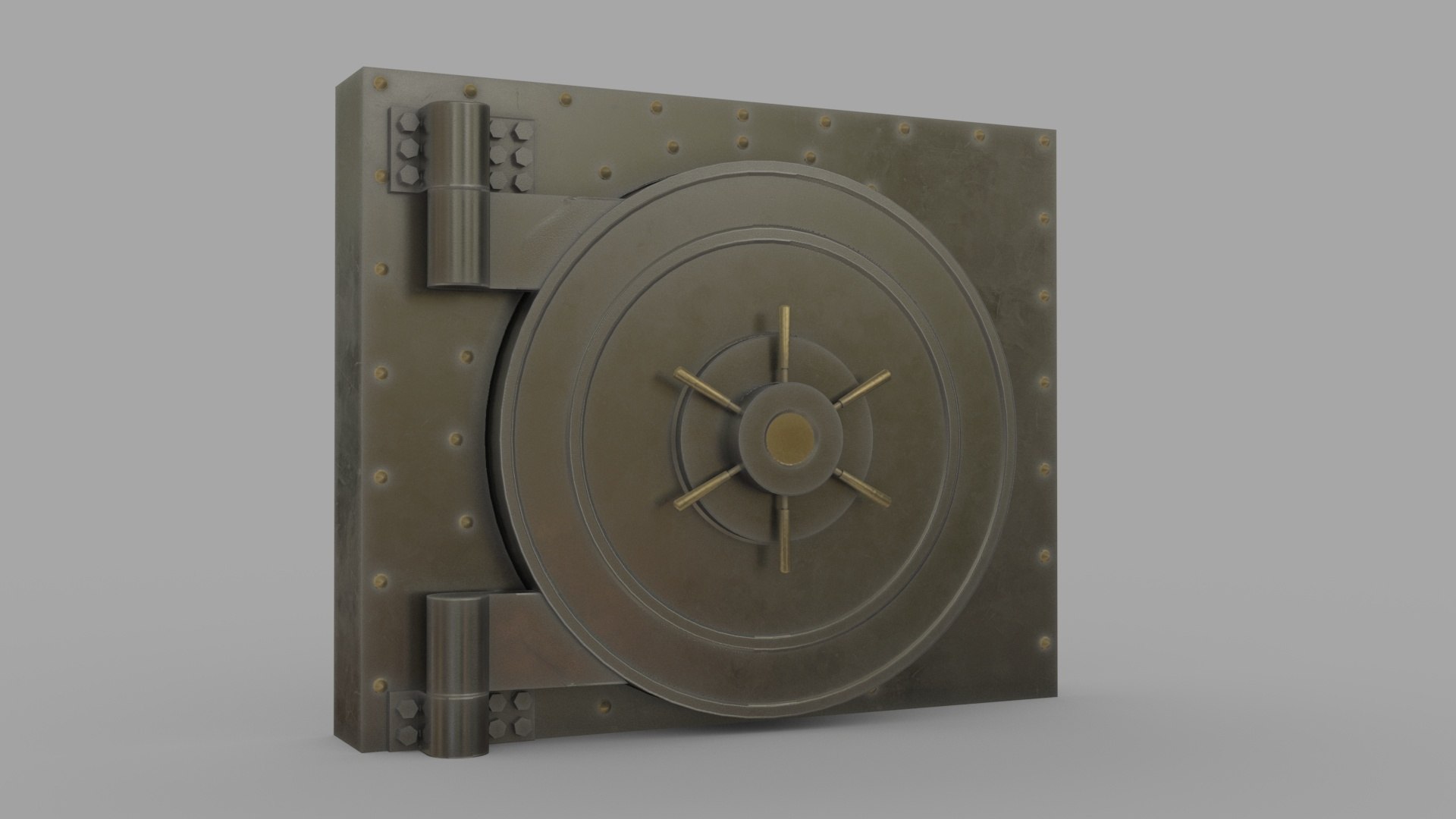 Vault Door 3D Model - TurboSquid 2179786