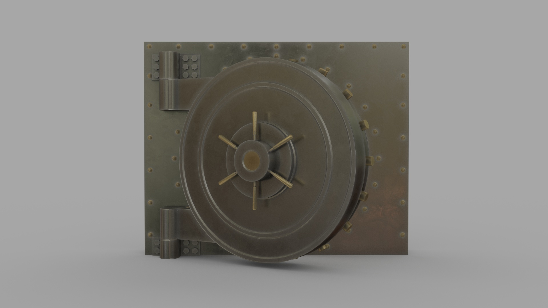 Vault Door 3D Model - TurboSquid 2179786