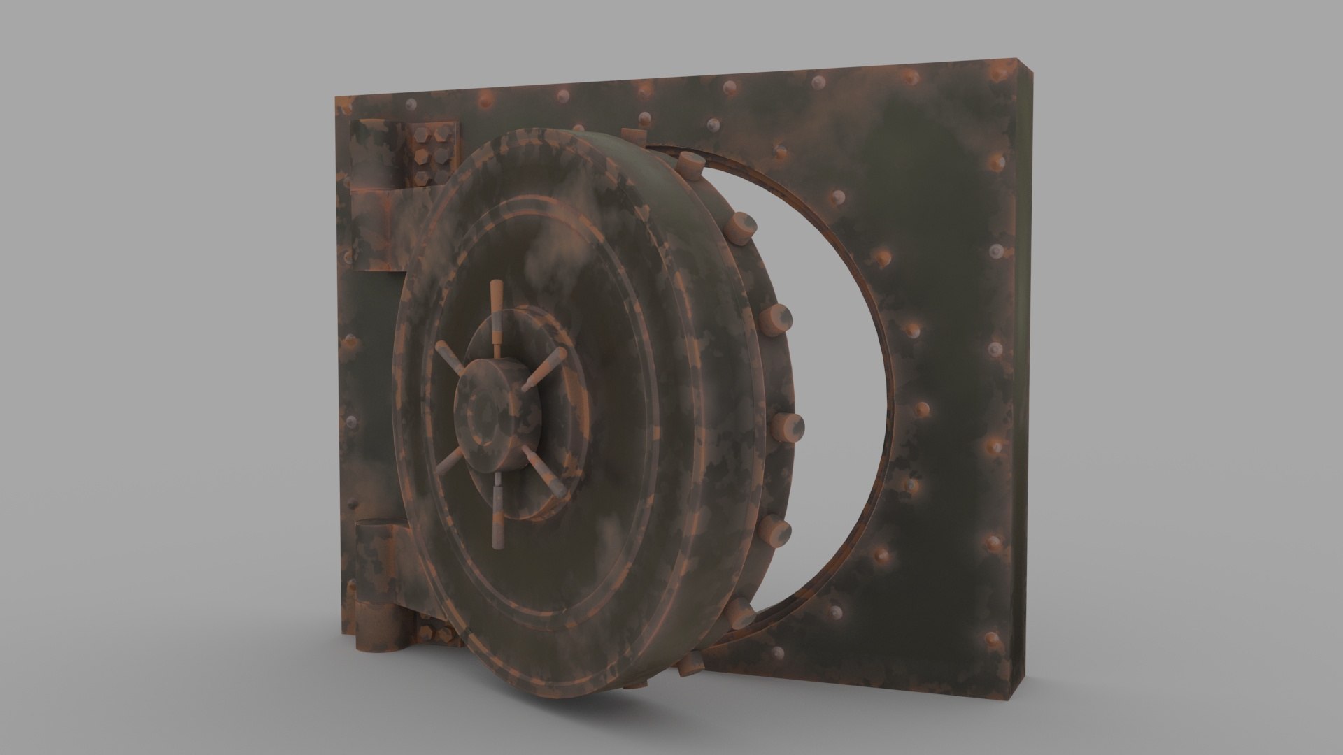 Vault Door 3D Model - TurboSquid 2179786