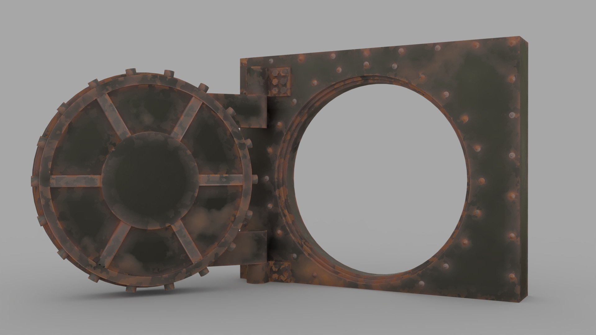 Vault Door 3D Model - TurboSquid 2179786