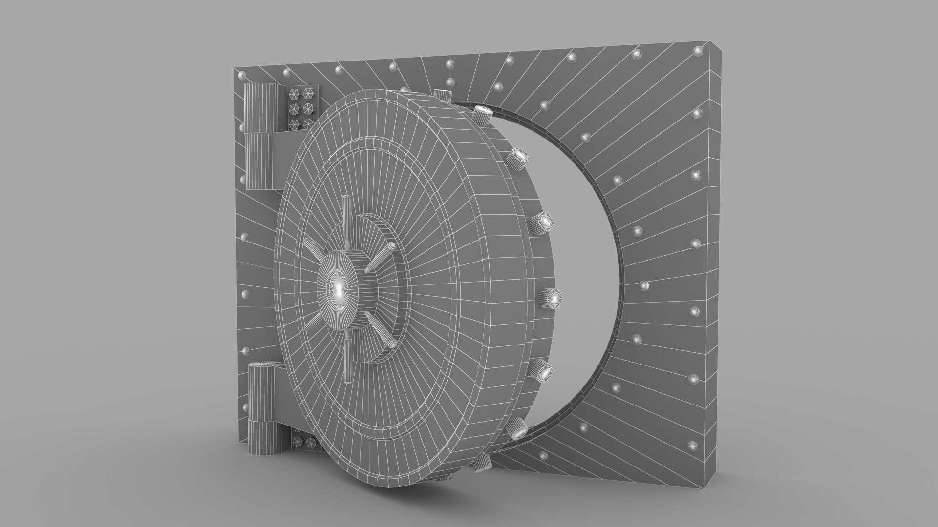 Vault Door 3D Model - TurboSquid 2179786