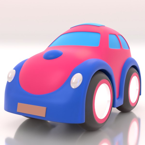 modelo 3d Coche de dibujos animados lindo 002 - TurboSquid 1485986