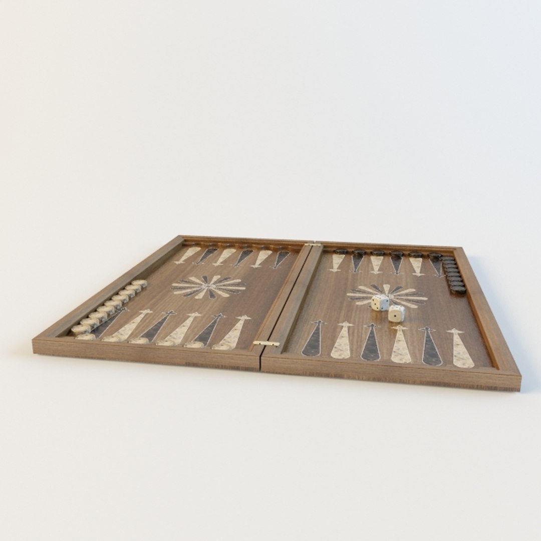 3d Model Backgammon