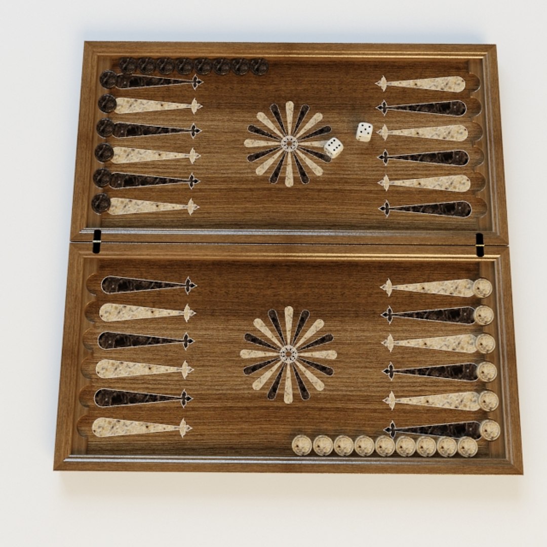 3d Model Backgammon